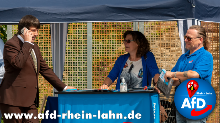 Pressemitteilung der AfD Rhein-Lahn: Zweiter erfolgreicher Infostand ...
